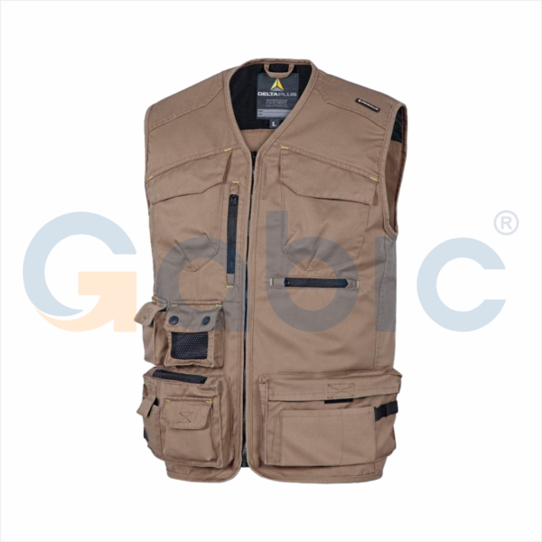 CHALECO M5SGI BEIGE – DELTA PLUS – Gabic Safety