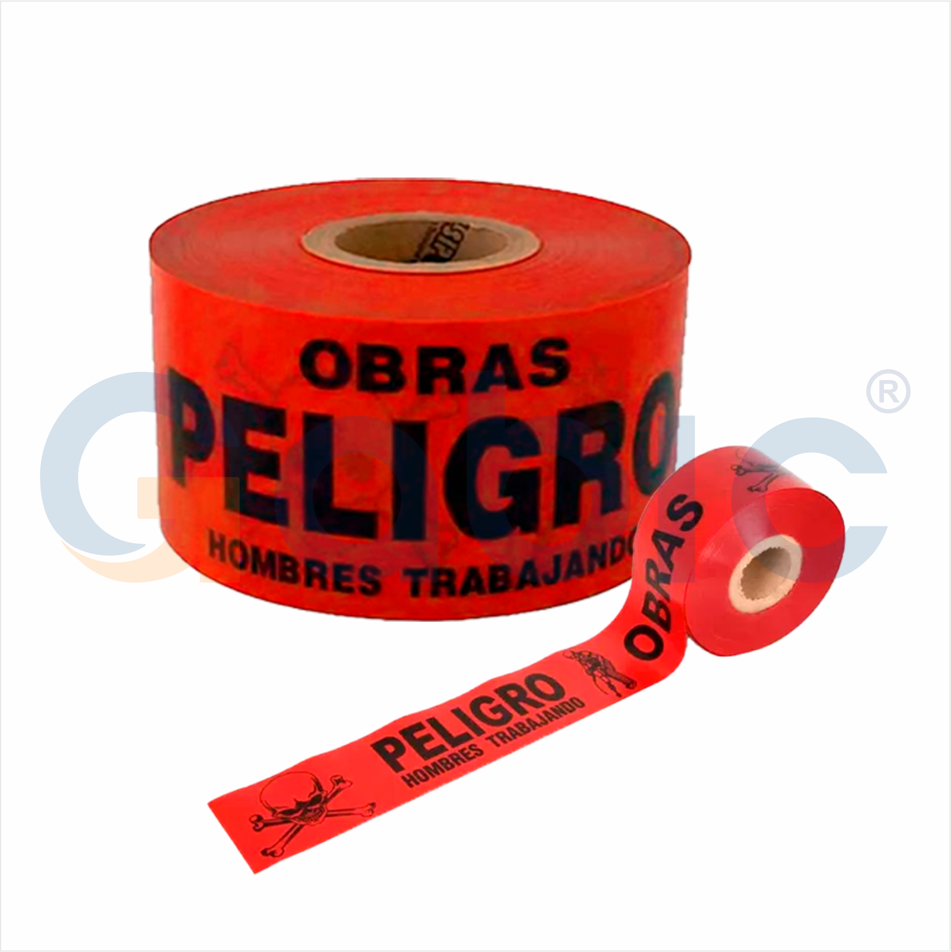 CINTA DE PELIGRO OBRAS ROJO X 200 METROS – Gabic Safety