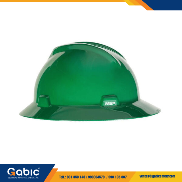 Casco Msa Minero Verde C/Rachet al mejor Precio - Gabic Safety